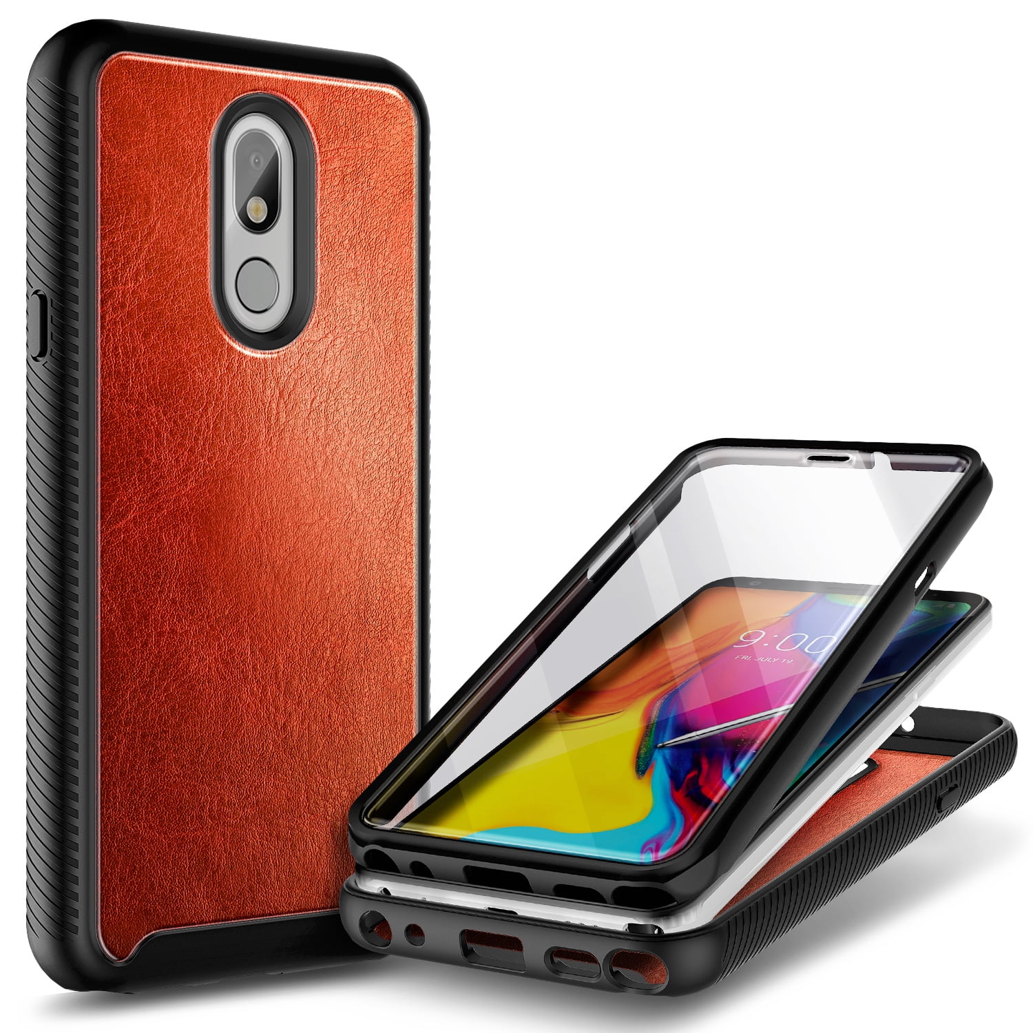 For LG Stylo 5 Case, Stylo 5X/Stylo 5V/Stylo 5+ Plus with Built-in ...