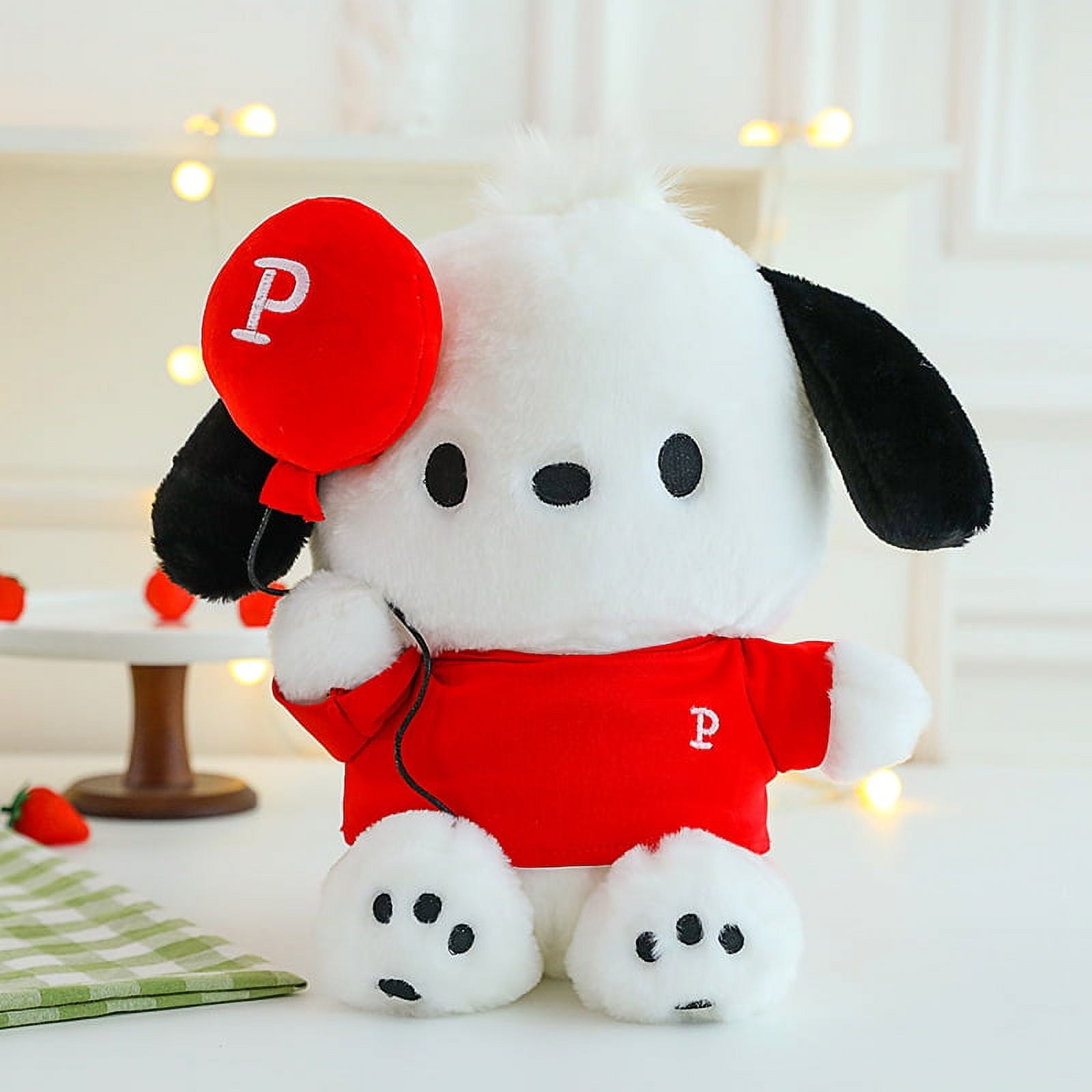 Click here for Aizonme Stuffed Toy Sanrio Plush Toy Pochacco Red... prices