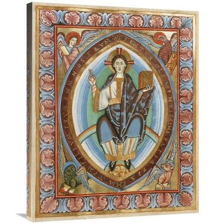 28 x 35 in. Christ in Majesty Art Print - Unknown 11th Century ...