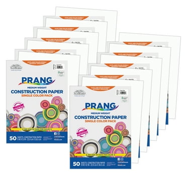 Prang Construction Paper, Medium Weight, Pink, 9" x 12", 50 Sheets Per ...