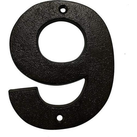 Cast Iron 5 Inch Door, House, Mailbox Numbers & Letters (8, Black ...