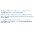 (5 pack) Equate Clip-On Toothbrush Protector with Sealed Pods to Keep ...