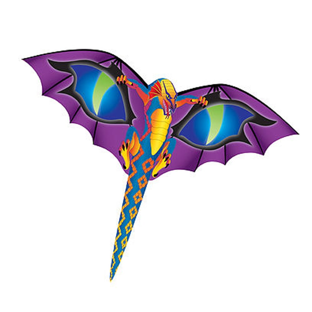 WindNSun MiniKite Mini Mylar Kite - Ready to Fly - Dragon - Walmart.com
