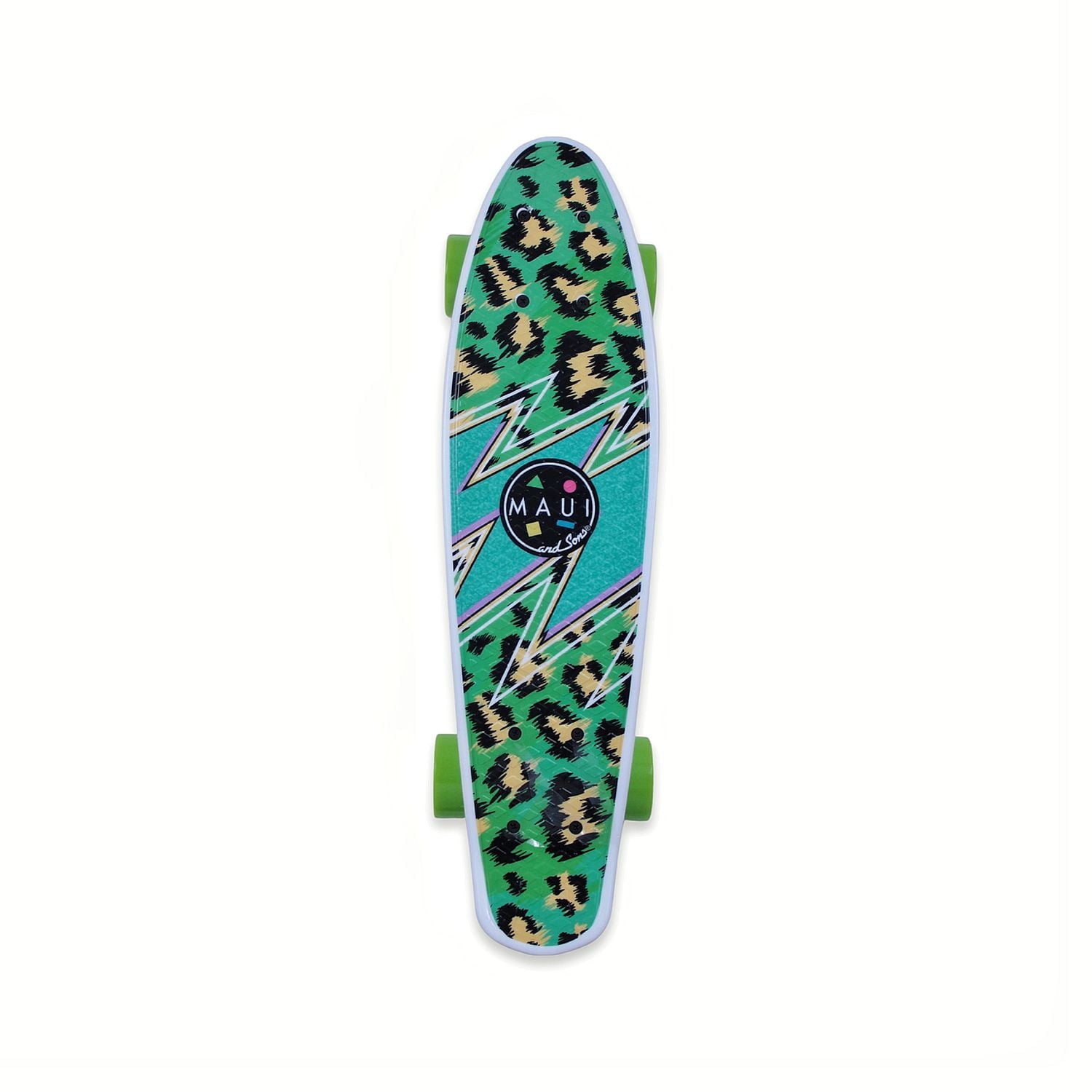 Maui and Sons 22" Printed PU Kicktail Board, Jungle Riot - Walmart.ca