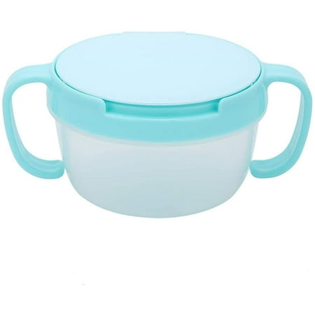 Baby Feeding Bowl Spill Proof Snack Container Double Handle Lunch Container Keeps Food Warm and ...