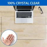 Hengbo Clear Desk Pad Desk Protector Mat 16 x 24 inch Transparent Table ...