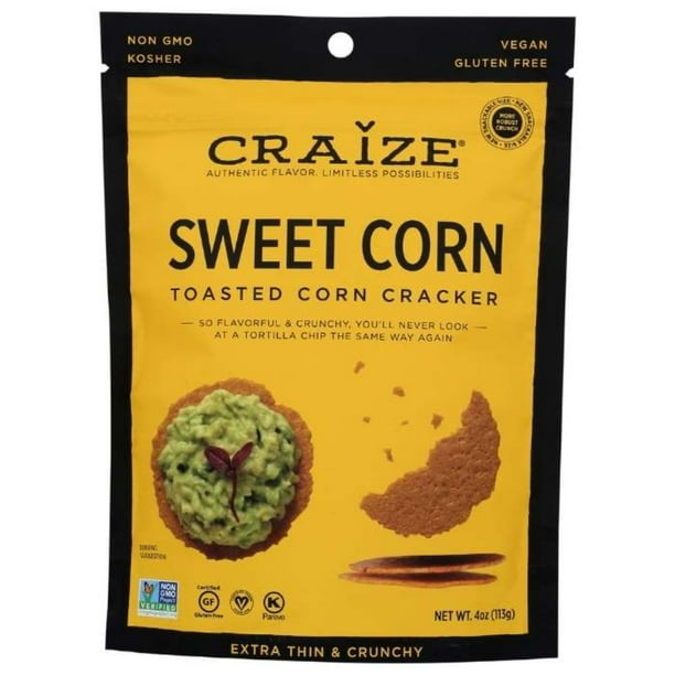 Toasted Corn Crackers - Sweet Corn - Walmart.com
