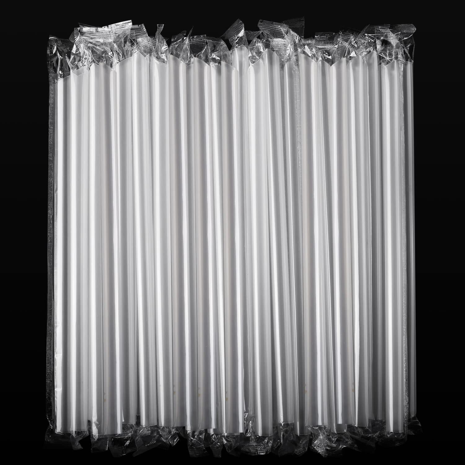 GoXteam 100 PCS Clear Plastic Boba Straws, 9.45" long and 0.43 ...