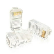 Ethereal C6t 8-pin Cat-6 Crimp Connectors, 50-pack - Walmart.com