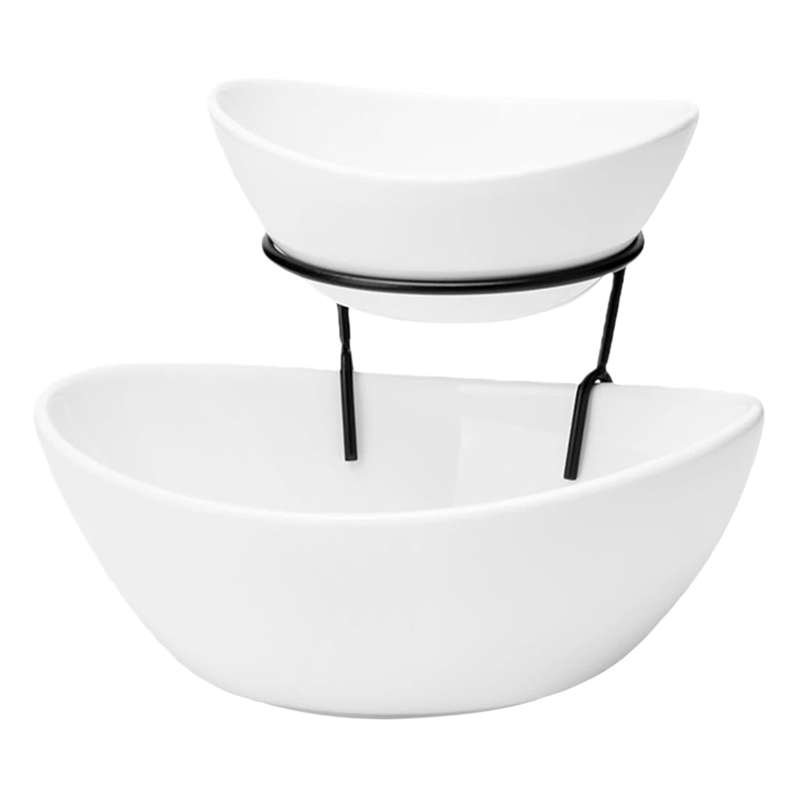 Click here for Voguev 2 Tier Ceramic Chip And Dip Serving Set For... prices