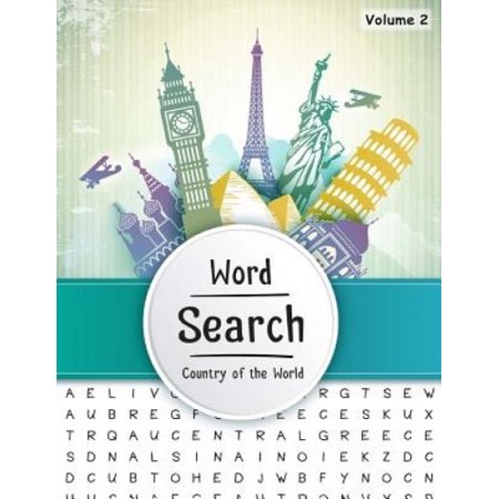 Word Search: Word Searches for Country of the World, Wordsearch Puzzle ...