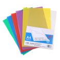 6 Color L Shaped Folder A 4 Plastic Folder Paper Clip Folder ...