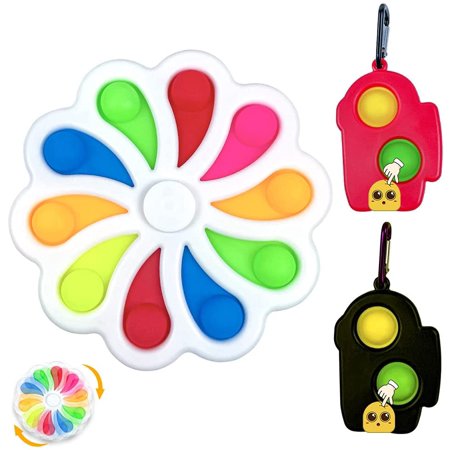Fidget Toys Packs Bubble Sensory Simple Dimples Fight Toys Fidget Box ...