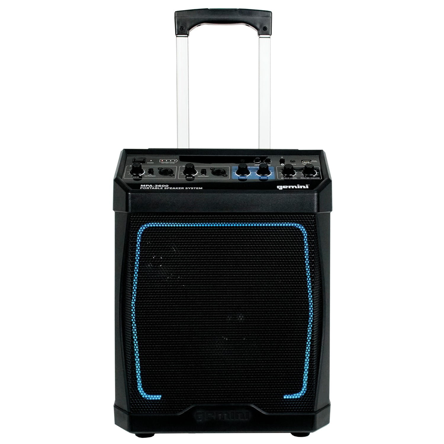 Gemini® Mpa-3600 Portable Reable Speaker With Lights - Walmart.com