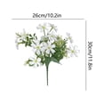 Artificial Daisies Bouquet, Imitation Silk Flowers with Accents for ...