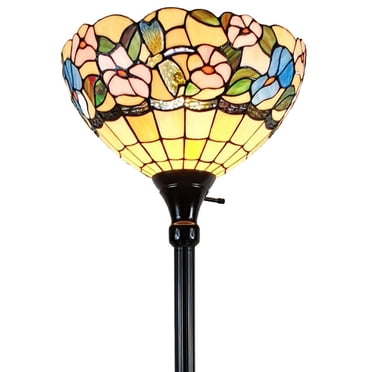 RADIANCE Goods Tiffany-Style 1 Light Victorian Torchiere Floor Lamp 15 ...