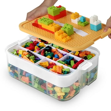 LEGO Storage Brick 2 Toy Box, White - Walmart.com