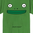 Smiling Friends Mr. Frog Big Face Men's Graphic Tee Oversized Character ...