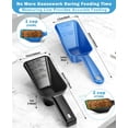 2- Scoop Set,1 Cup and 2 Cup Measuring Scoops with Clear Measurement ...