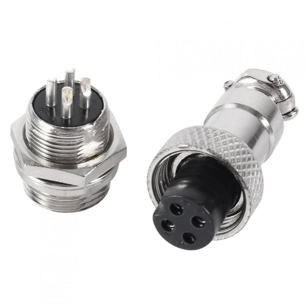 Aviation Male Female Connector, Aviation Plug, Female 300V 5A 12mm ...
