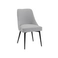 Steve Silver Colfax Side Dining Chair in Stone Gray Fabric - Walmart.com