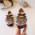 Big Kids Girls Leather Shoes Summer Low Cut Round Toe Soft Bottom Flats ...