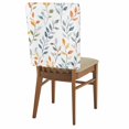 Colorful Leaf Chair Back Covers, Pastoral Spring Botanical Summer ...