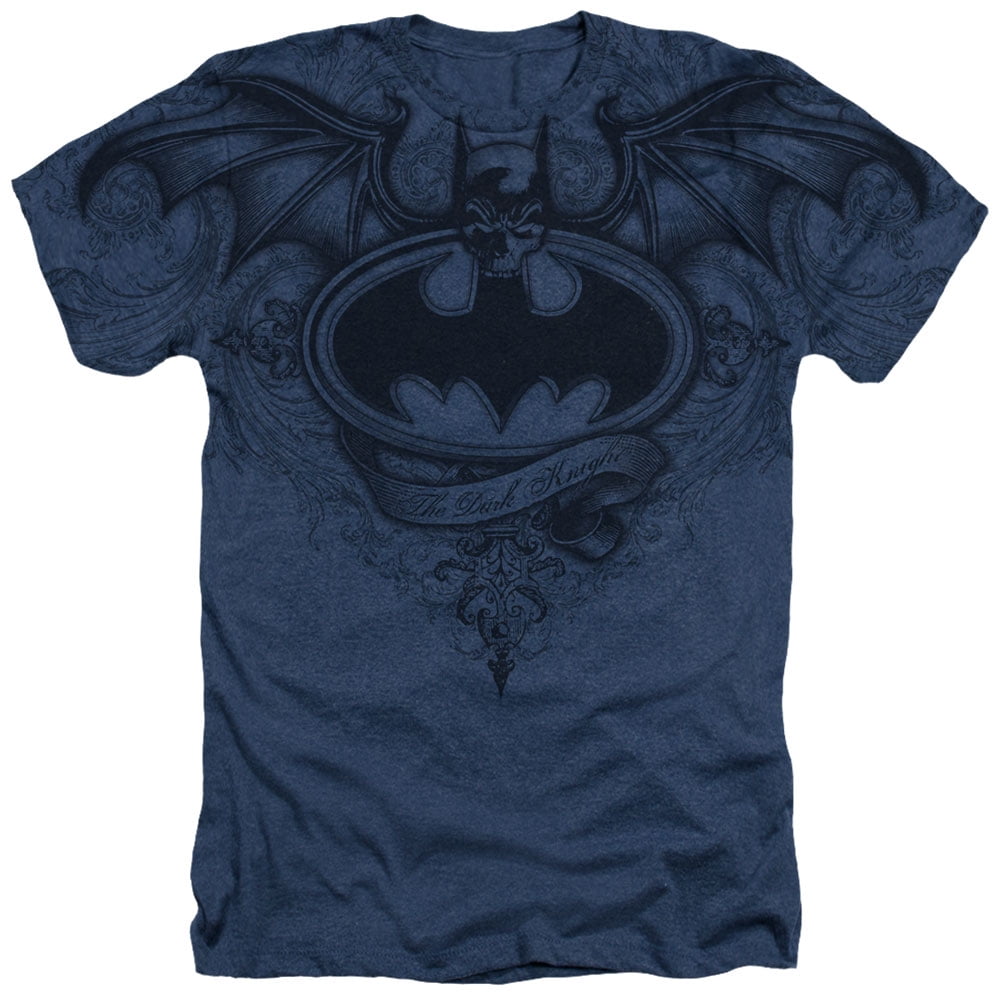 Batman - Sublimated Winged Logo - Heather Short Sleeve Shirt - Medium ...