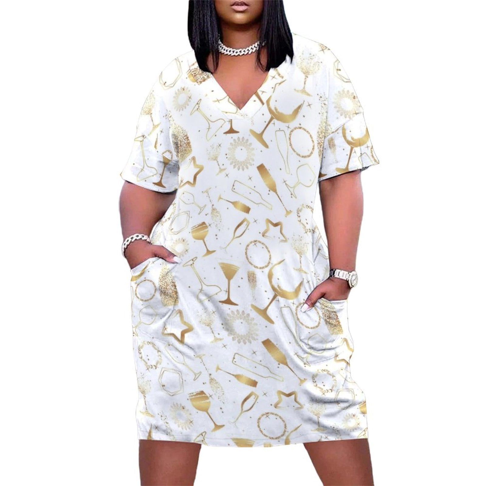Celebration Loose Pocket Dress evening dress woman dress women summer ...
