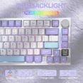 X820 75% Gaming Mechanical Keyboard Hot-Swappable Gasket Mount Backlit ...