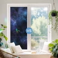 Abstract Starry Sky Star Window Privacy Film, Rainbow Film Decorative ...