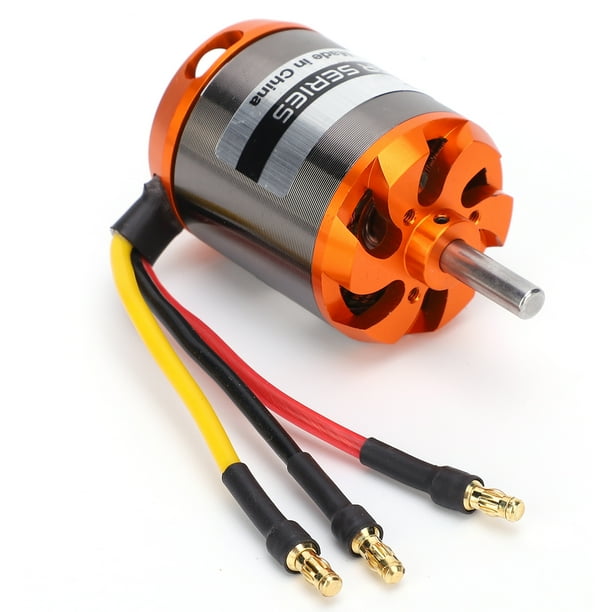 RC Brushless Motor, RC Aircraft Motor High Torsion Silver For Fixed ...
