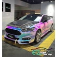 53"x84" Premium White Neo Chrome Rainbow Holographic Vinyl Wrap Sticker ...