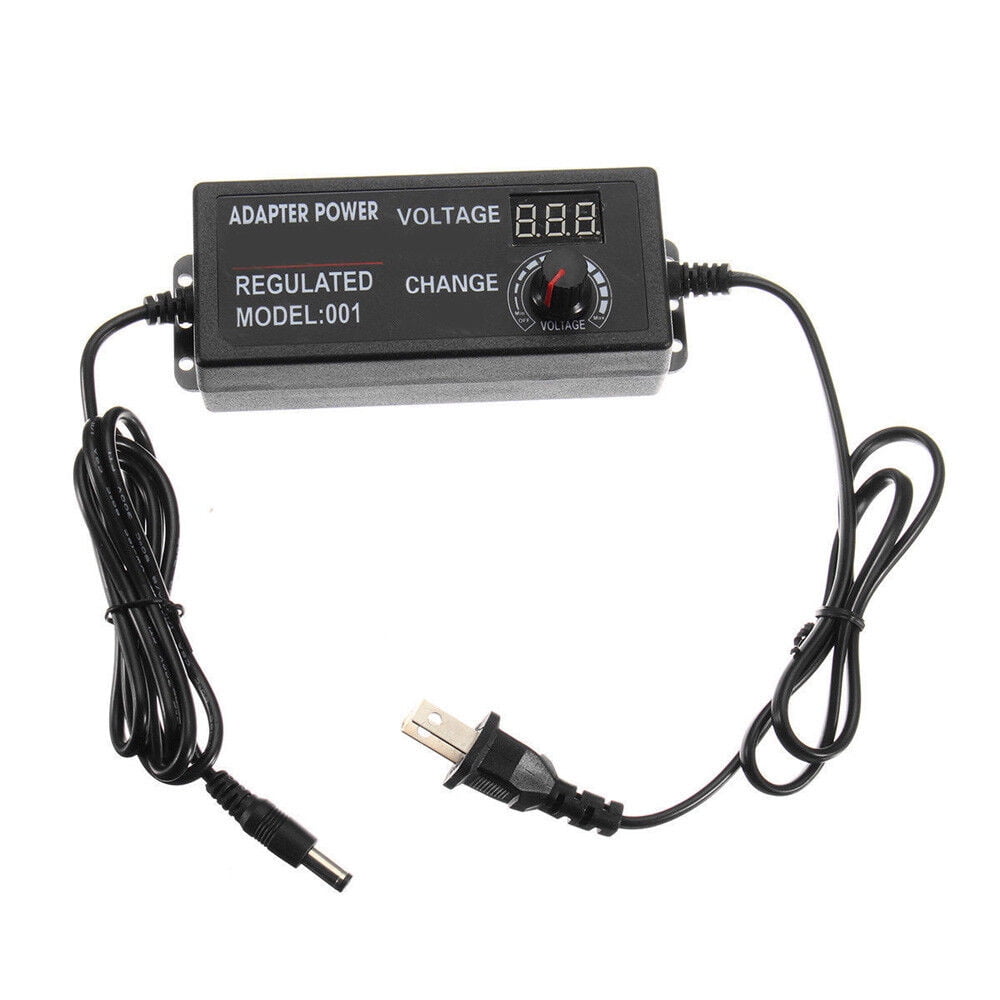 3V to 24V Adjustable 60W Universal Power Supply Adapter Stepless ...