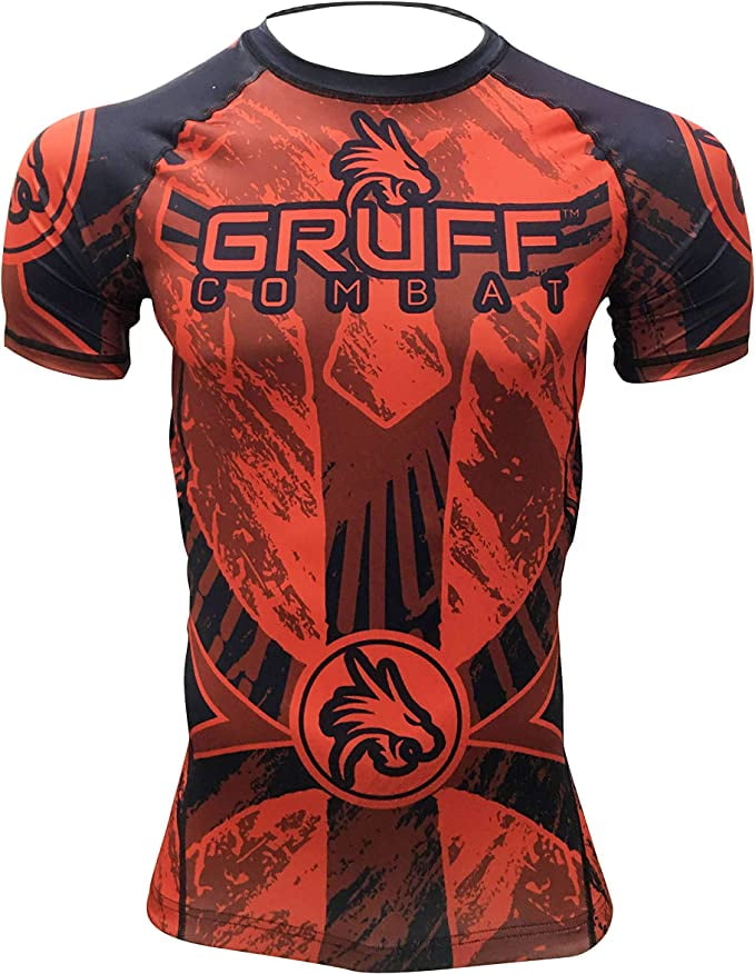 Gruff Combat Rash Guards Grappling MMA UFC Fighting Style Shirt, Fight ...