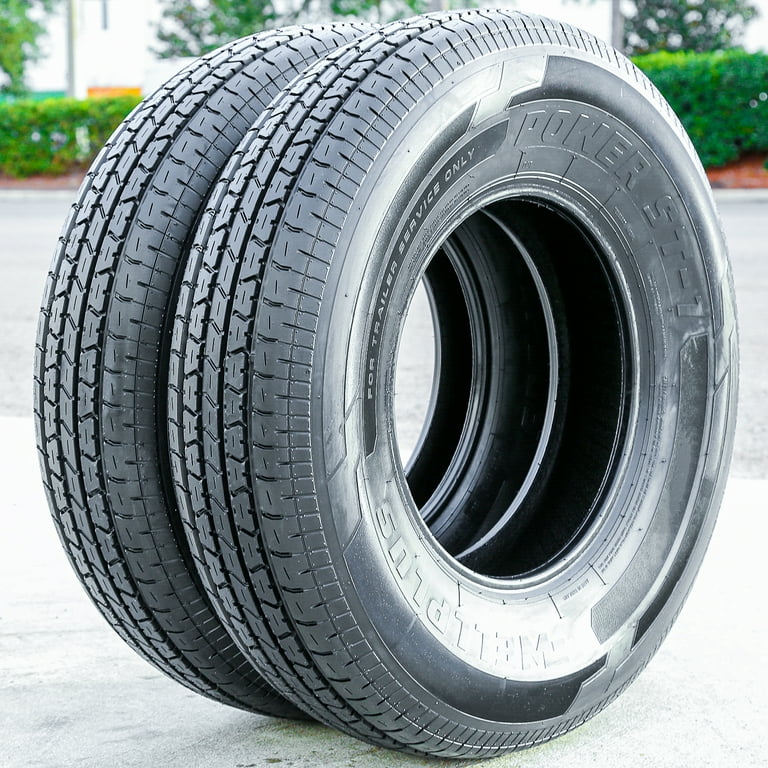 235 80 16 Trailer Tires Set Of 2 (TWO) WellPlus Power ST-1 Semi-Steel ...