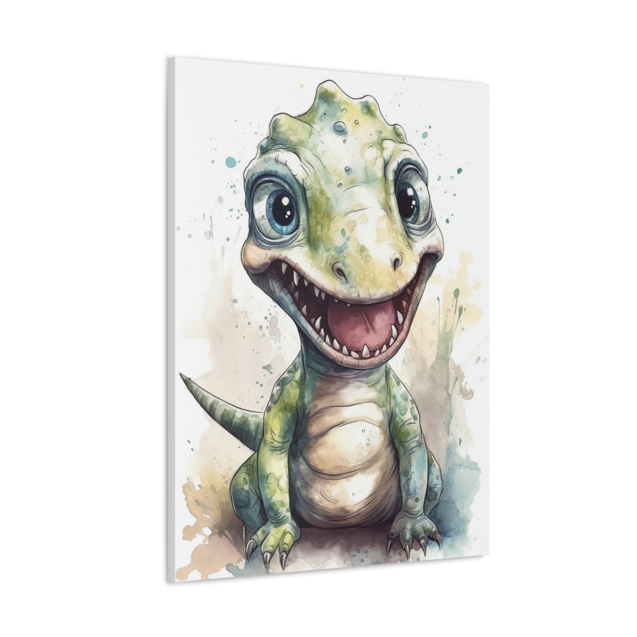 Watercolor T-Rex Painting 2 - Nursery Collection - Bedtime Stories ...