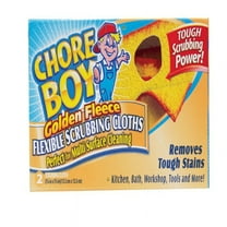 Chore Boy Golden Fleece Scrubbing Cloths 2-Units per Pack 4-Pack Total ...