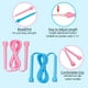 Liberry Kids Jump Ropes Pack of 2, Adjustable and Lightweight Skipping ...
