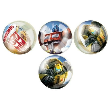 Transformers Bounce Balls - Party Favors - 4 Balls Per Package ...