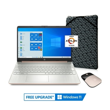 HP 14-fq0057nr Laptop, 14" Touchscreen Display AMD Athlon Silver ...
