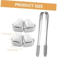 4 Sets Stainless Steel Ice Pellets Men Kit Bejeweled Kit Coffe Gifts ...