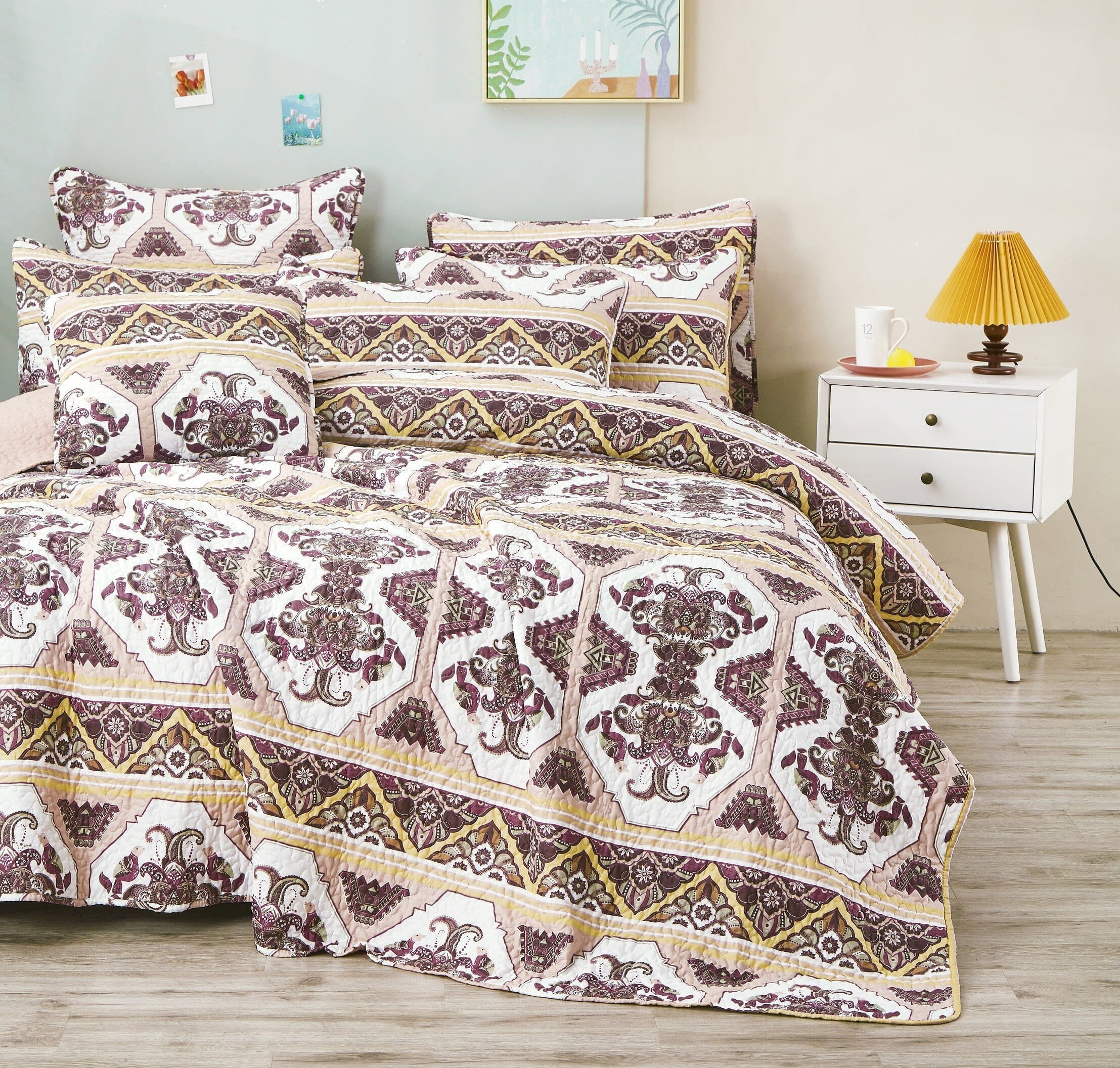 DaDa Bedding Majestic Oriental Kilim Bedspread - Royal Persian ...