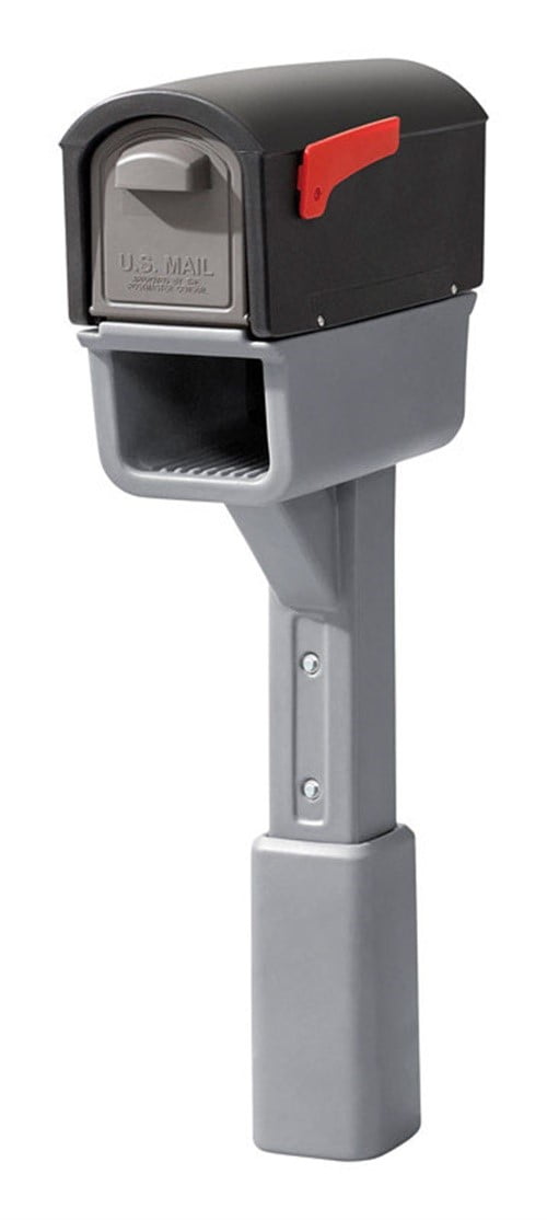 Step 2 Home Plastic Post Mounted Gray Mailbox - Walmart.com