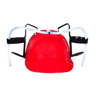 Novelty Place Beer Straw Soda Drinking Helmet Can Holder Party Hat Cap ...