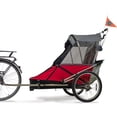 Wike Aluminum Large Bike Trailer, Yellow - Walmart.com
