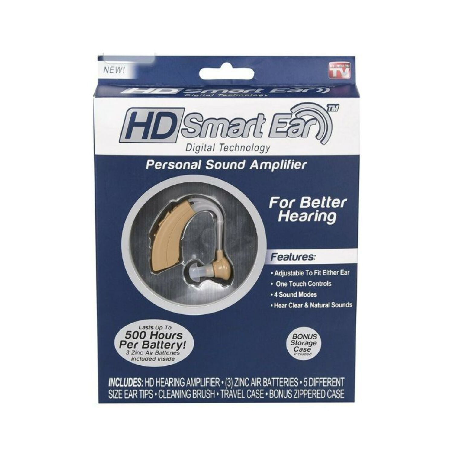 HD Smart Ear Personal Sound Amplifier - Walmart.com