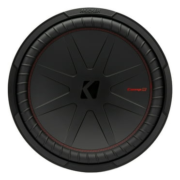 Kicker 15-Inch Subwoofer COMPVR 43CVR154, 4-Ohm DVC, 1000W RMS, Dual ...
