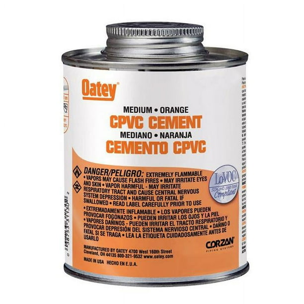 Oatey 4386231 32 oz CPVC Cement - Orange - Walmart.ca