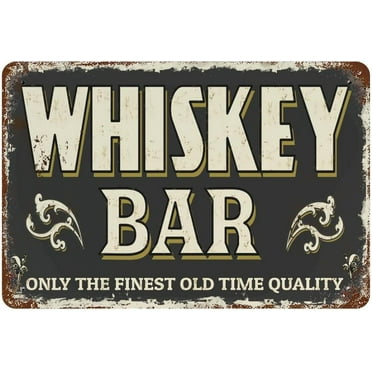 Metal 8x12 Classic Alcohol Cocktail Recipes Wall Sign Home Bar Menu ...